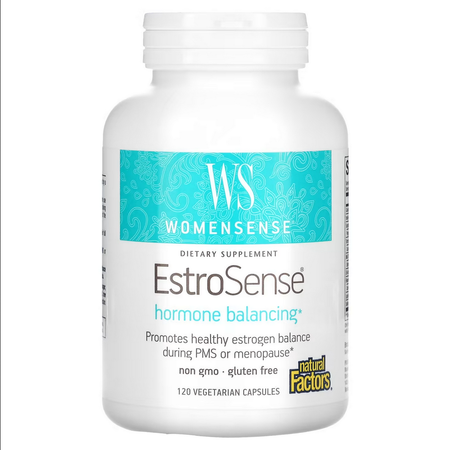 Natural Factors, WomenSense, EstroSense, Hormone Balancing, 60/120 ...