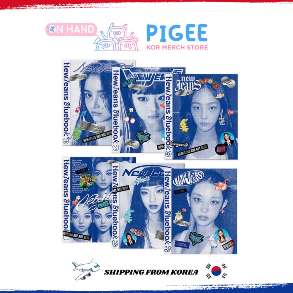 NEWJEANS - 1ST EP [ NEW JEANS ] Bluebook Ver. | Shopee Singapore
