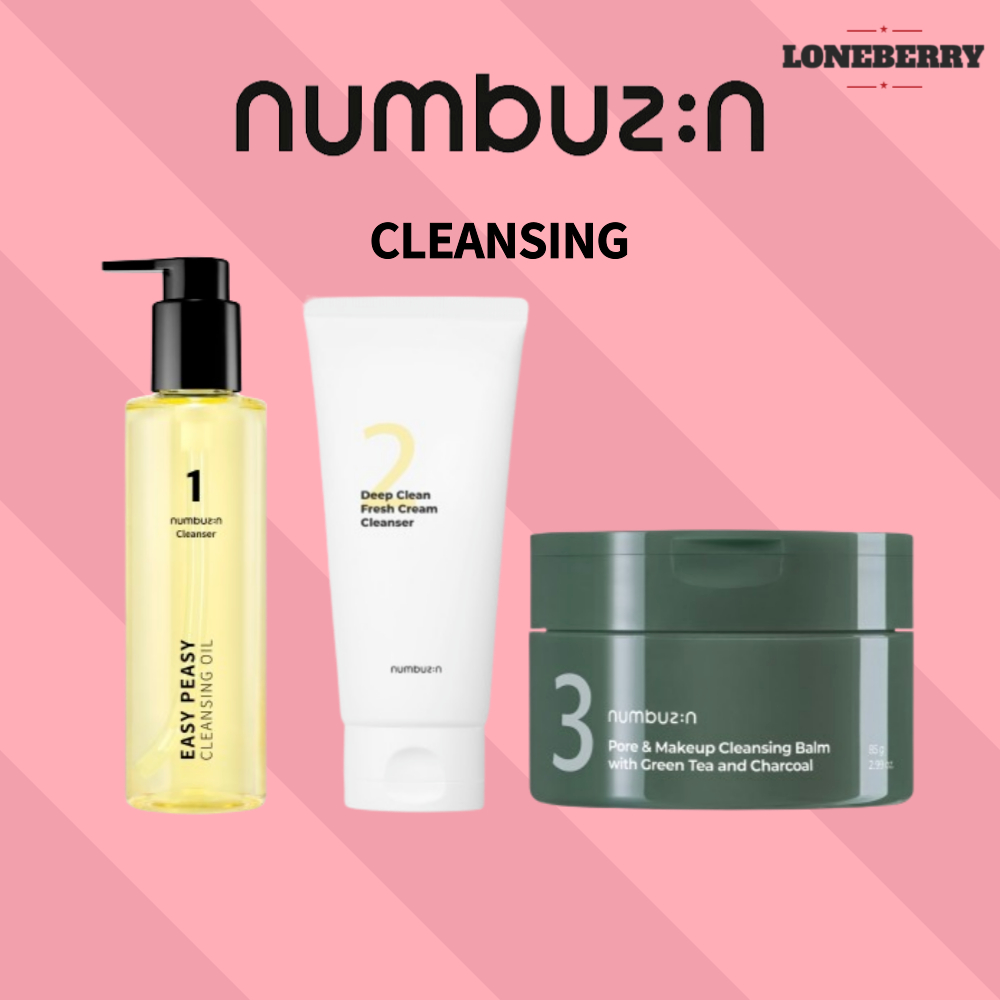 numbuzin Cleansing [NO.1 Easy Peasy Cleansing Oil/No.2 Deep Clean Fresh ...