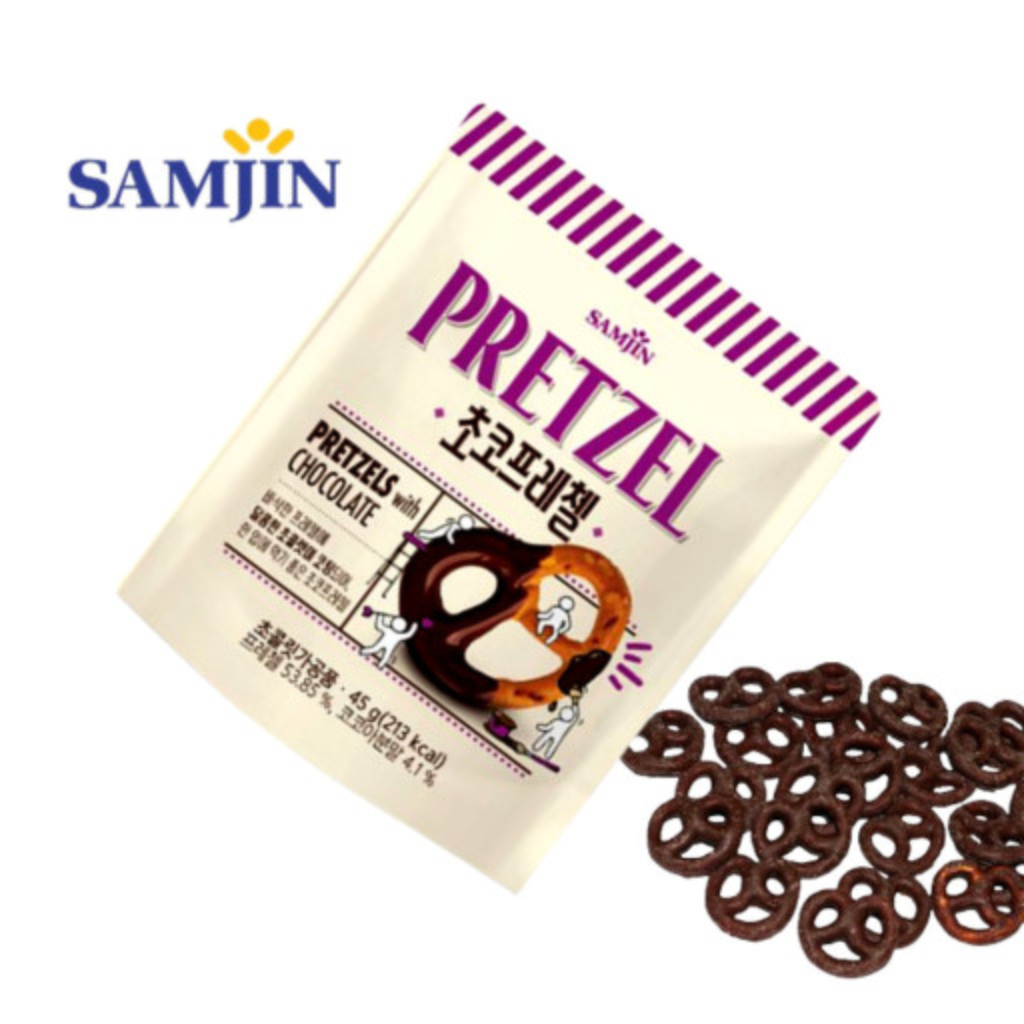 Korean Snacks Samjin Mini Pretzel 70g Collection /Stir Fried Seafood ...