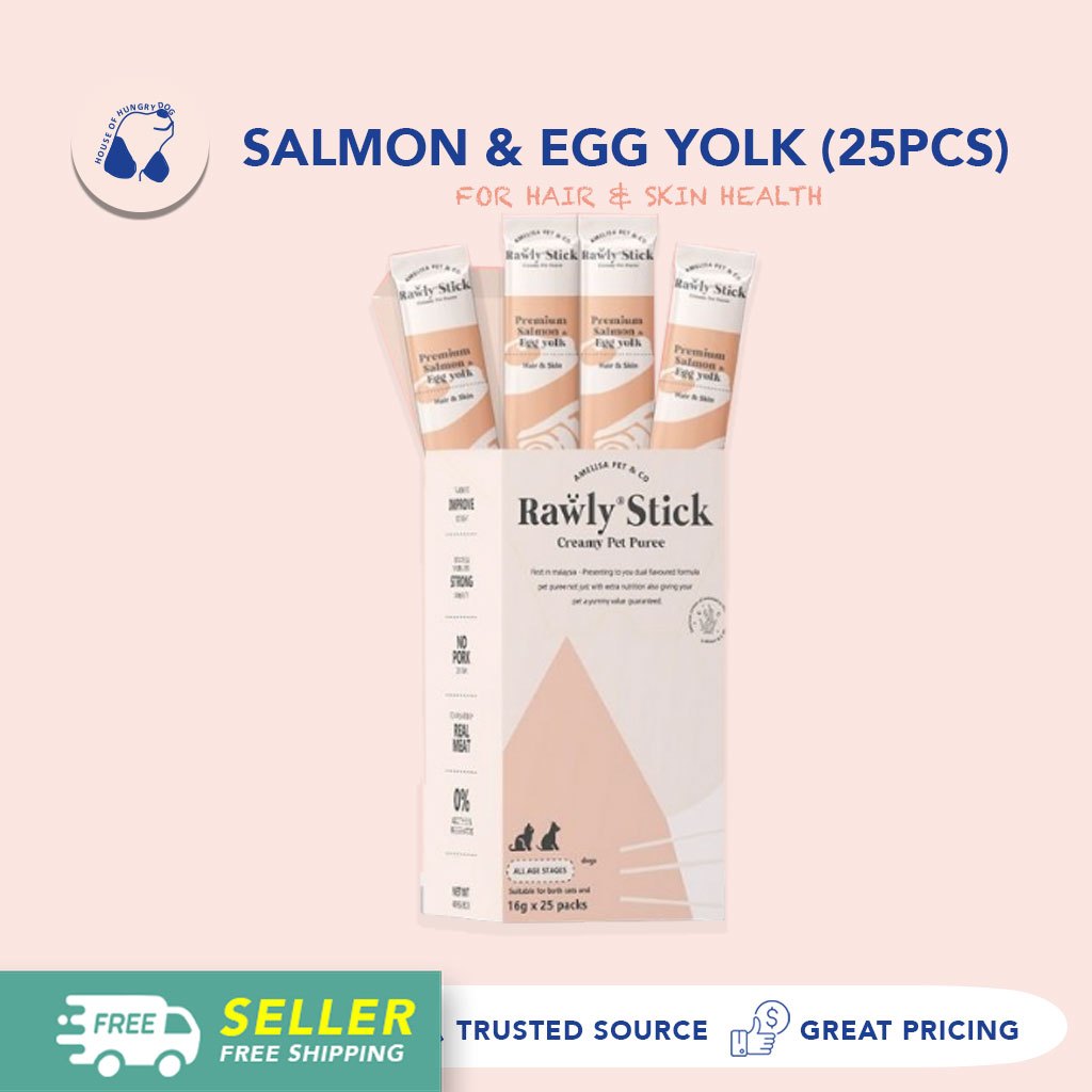 [25/22 box] Amelisa Pet & Co Rawly Stick Puree Treats - Wet treat for ...