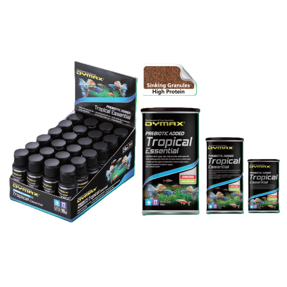 DYMAX Tropical Essential Fish Food Sinking Granules (10g x 24) | Shopee Singapore