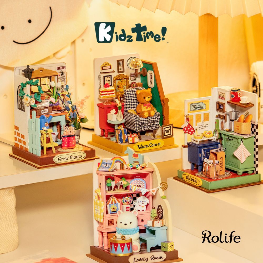 Rolife DIY Miniature House/3D Wooden Puzzles/DIY Mini House Model Kits ...