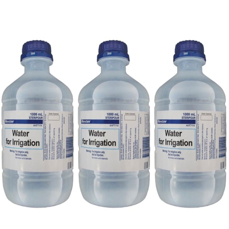 [Bundle of 3] Baxter Sterile Water for Irrigation (1000ml) | Shopee ...