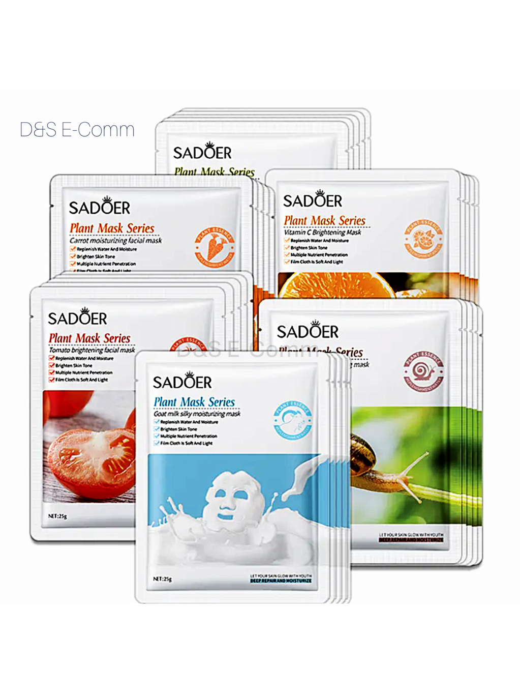 SADOER Plant and fruit series facial mask [SG Seller] | Shopee Singapore