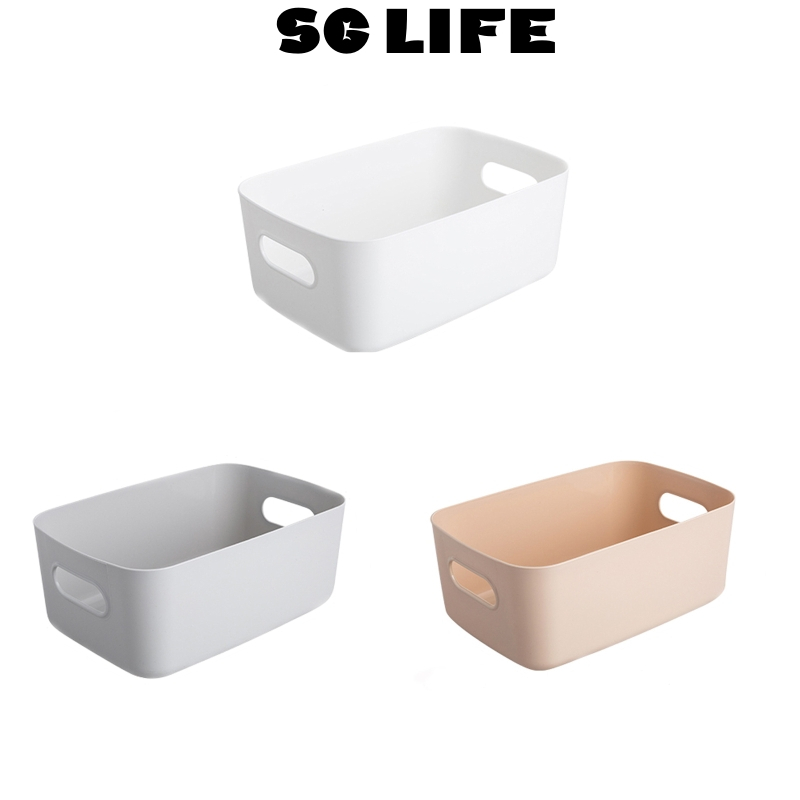 【SG Stock】Stackable Plastic Storage Box Wardrobe Bathroom Desktop ...