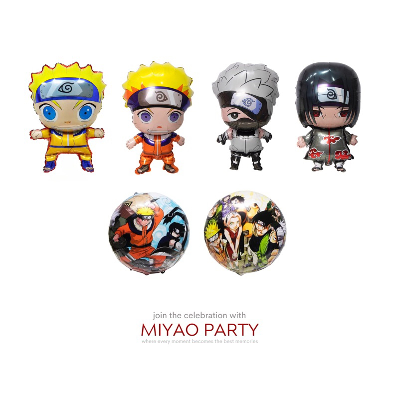 [SG Seller] Naruto Anime Foil Balloons / Kakashi Hatake / Itachi Uchiha ...