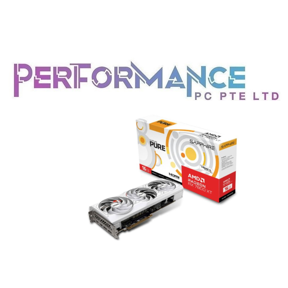 SAPPHIRE PURE RX 7800 XT 7800XT GAMING OC 16GB GDDR6 DUAL HDMI / DUAL ...
