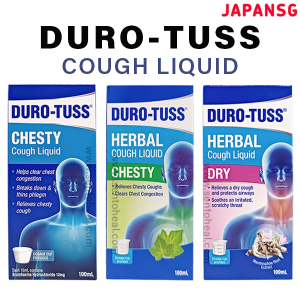Duro-Tuss Cough Liquid/ Herbal Chesty/ Dry Cough - Relieve cough ...