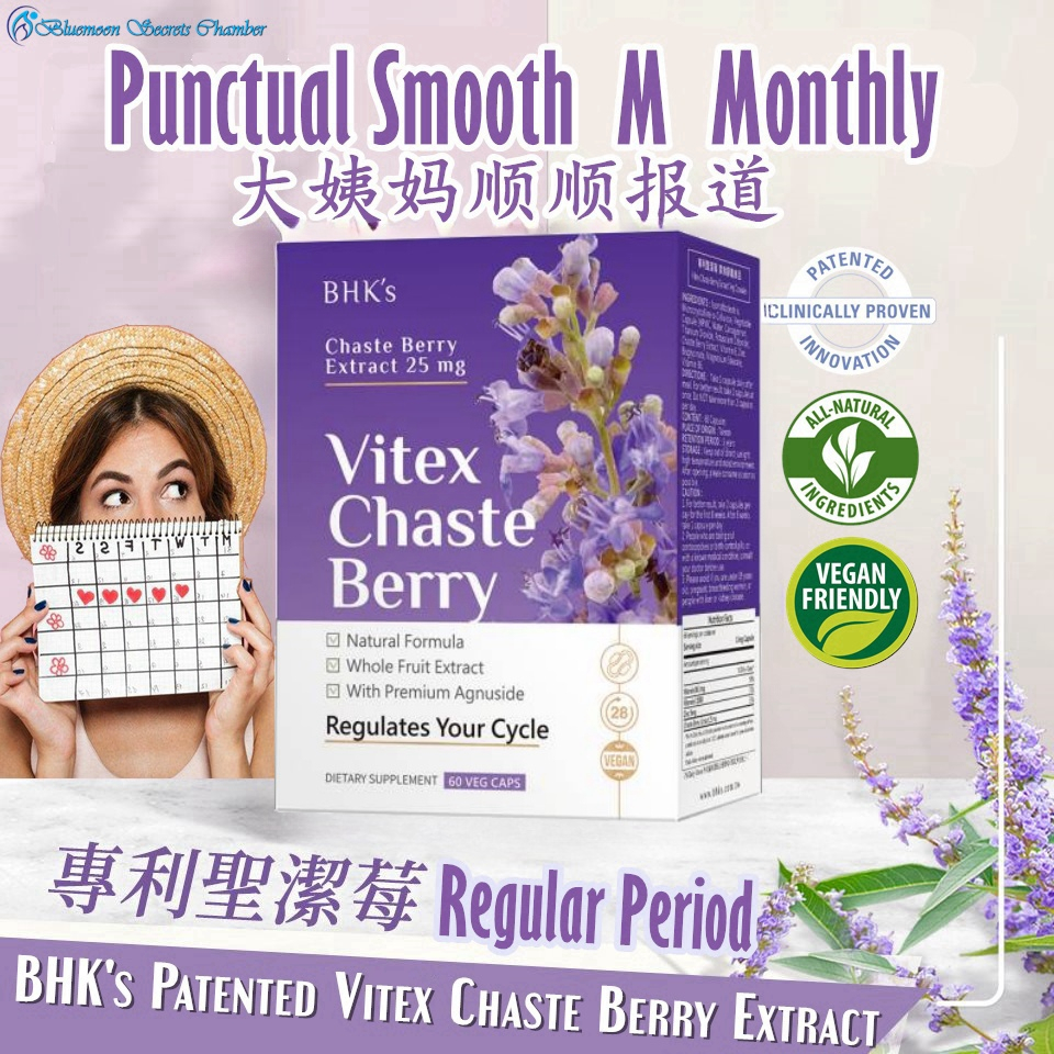 BHK's Patented Vitex Chaste Berry Extract Veg【Regular Period】⭐ BHK's ...