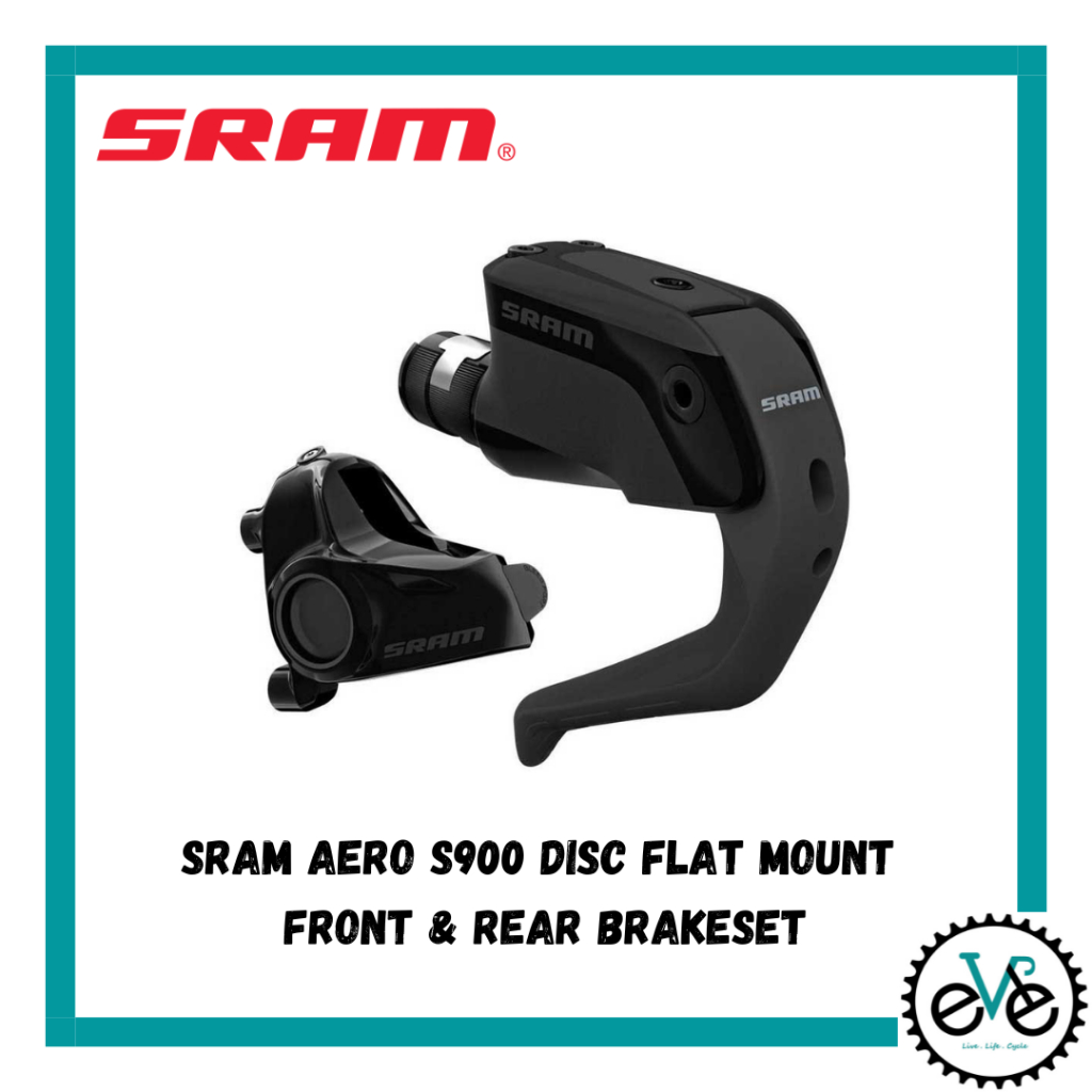 SRAM S-900 Aero HRD Hydraulic Disc Brake Set - Flat Mount - Front ...