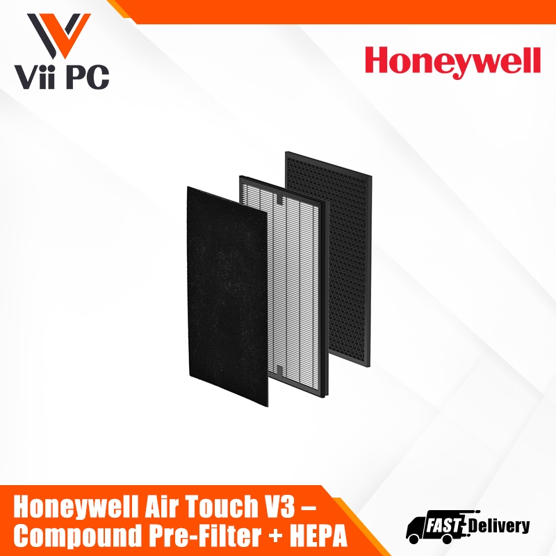 Honeywell Air Touch V3 Air Purifier – Compound Pre-Filter + HEPA Value ...