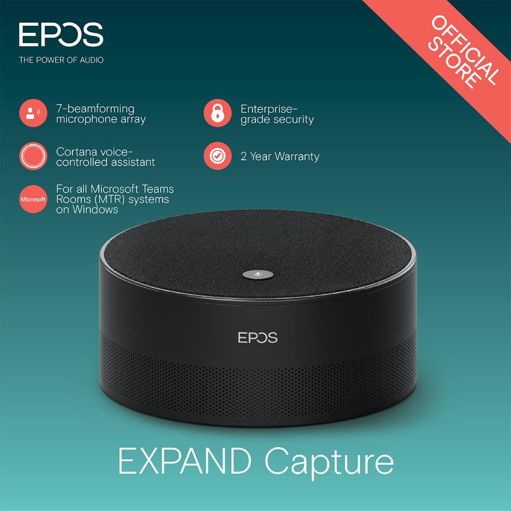 EPOS EXPAND Capture 5 Intelligent Transcription Speaker | Shopee Singapore