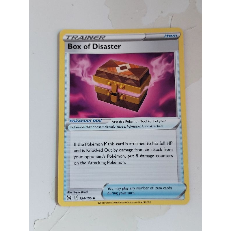 Pokemon box of disaster trainer item lost origin card | Shopee Singapore