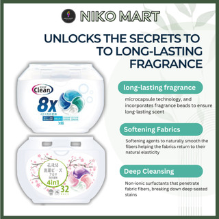 laundry capsule 4 in 1 laundry pod 3 in 1 detergent capsules laundry ...
