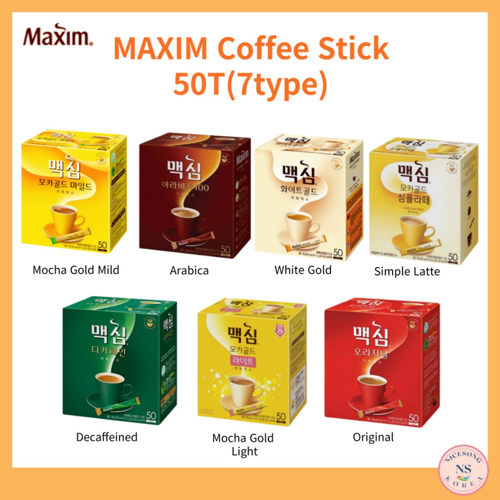 [Maxim]Maxim Coffee Mix 50T Collection Mocha Gold Mild/White Gold/Mocha ...