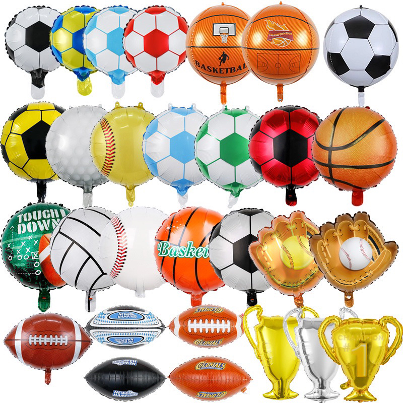 Football Foil Balloons Party Decoration World Cup Sports KTV Bar ...