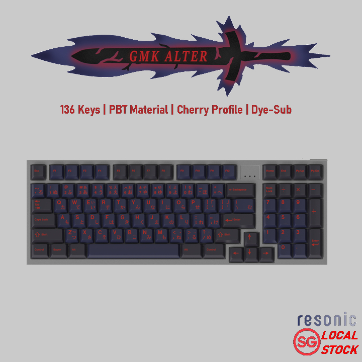 [SG] GMK Alter Fate Anime Keycaps | Dye-Sub PBT | Cherry Profile ...
