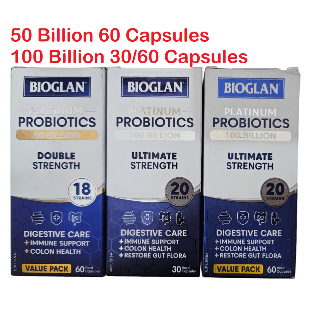 [EXP 07/26]Bioglan 50 Billion 100 Billion 30/50/60 Capsules IBS Support ...