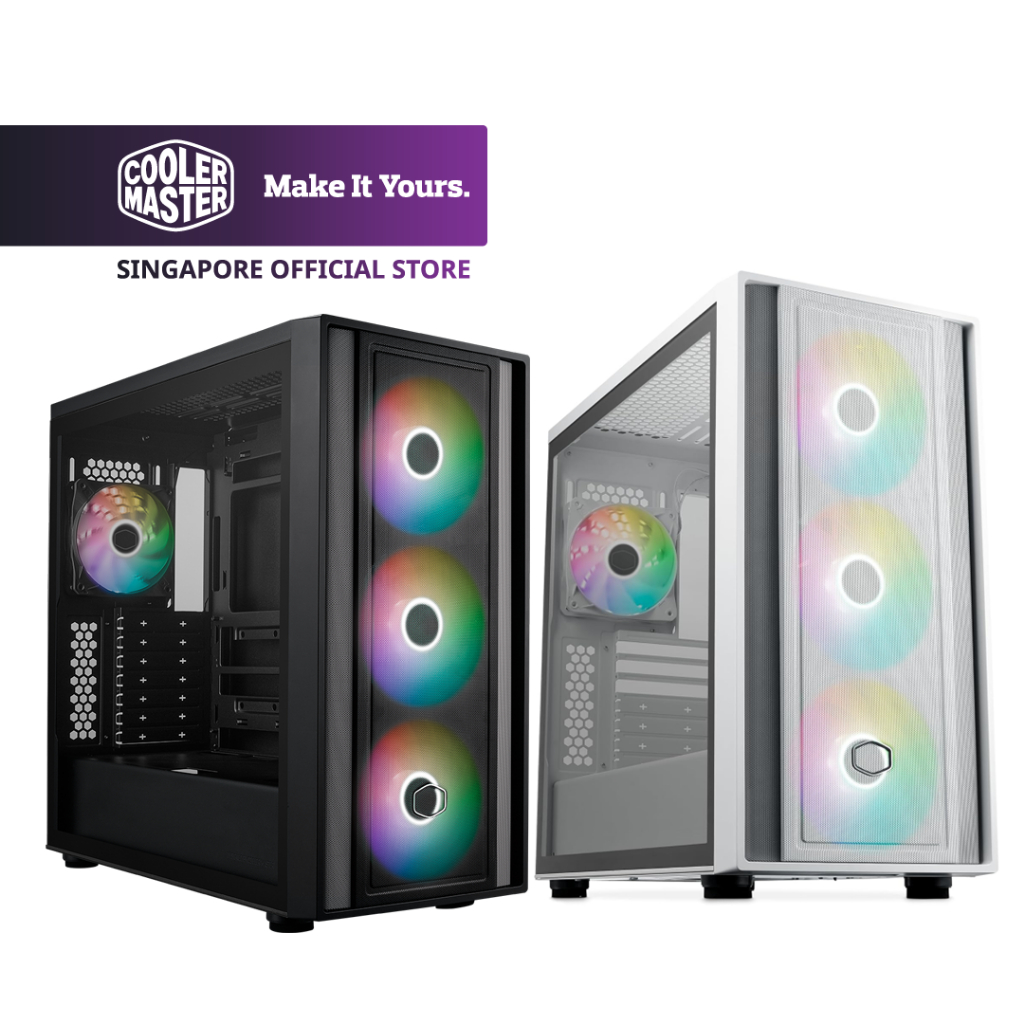 Cooler Master MasterBox 600 ATX Case (ASUS BTF / MSI Project Zero Ready ...
