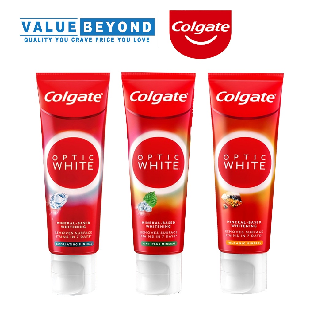 (BUNDLE OF 3) Colgate Optic White Toothpaste 100g | Shopee Singapore