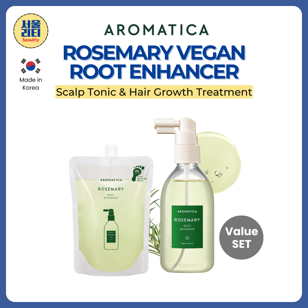 AROMATICA 🇰🇷 Rosemary Vegan Root Enhancer｜Scalp Tonic & Hair Growth ...