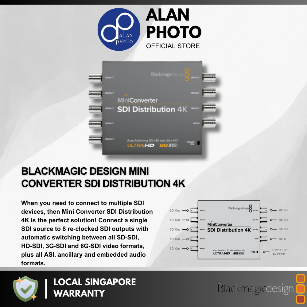 Blackmagic Design Mini Converter SDI Distribution 4K | Blackmagic ...