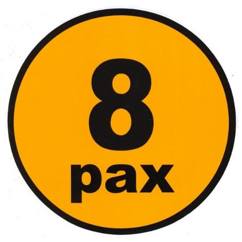 [Ready Stock] Maximum Passenger Capacity Label (MPC) Commercial Vehicle ...