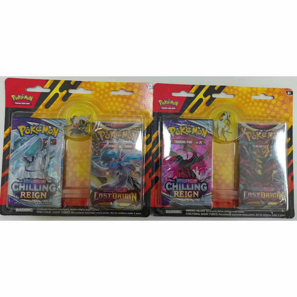 Pokemon TCG Arceus/Darkrai pin big footprint blister pack | Shopee ...