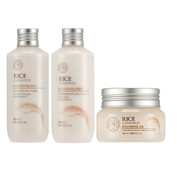 The Face Shop Rice Ceramide Moisturizing Toner Emulsion Cream Exp.2027 ...