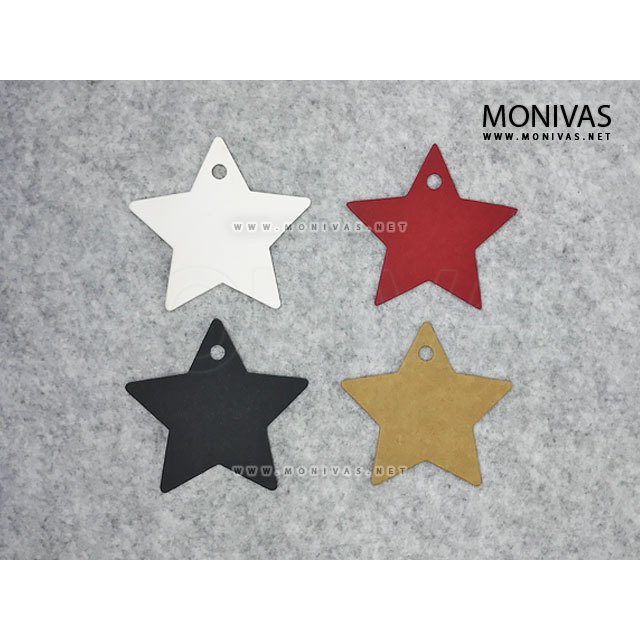 Plain Star Shape Gift Tags DIY Mini Message Gift Cards Party Tags ...