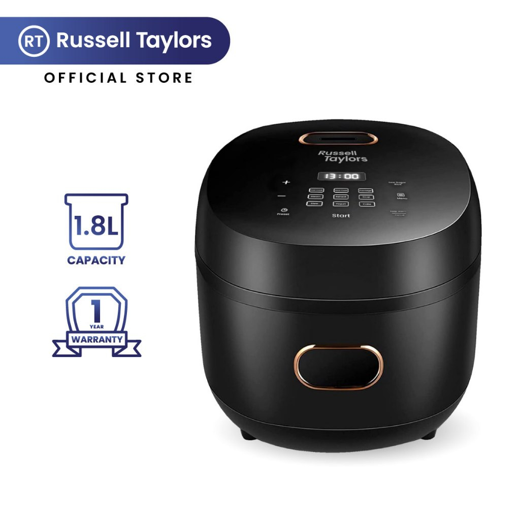 Russell Taylors Digital Low Sugar Rice Cooker (1.8L) RC10 | Shopee ...