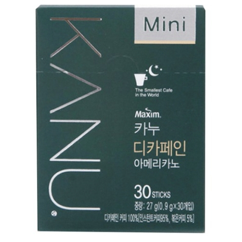 Maxim Kanu Americano Series Instant Stick Coffee / Decaf / Mild Roast ...