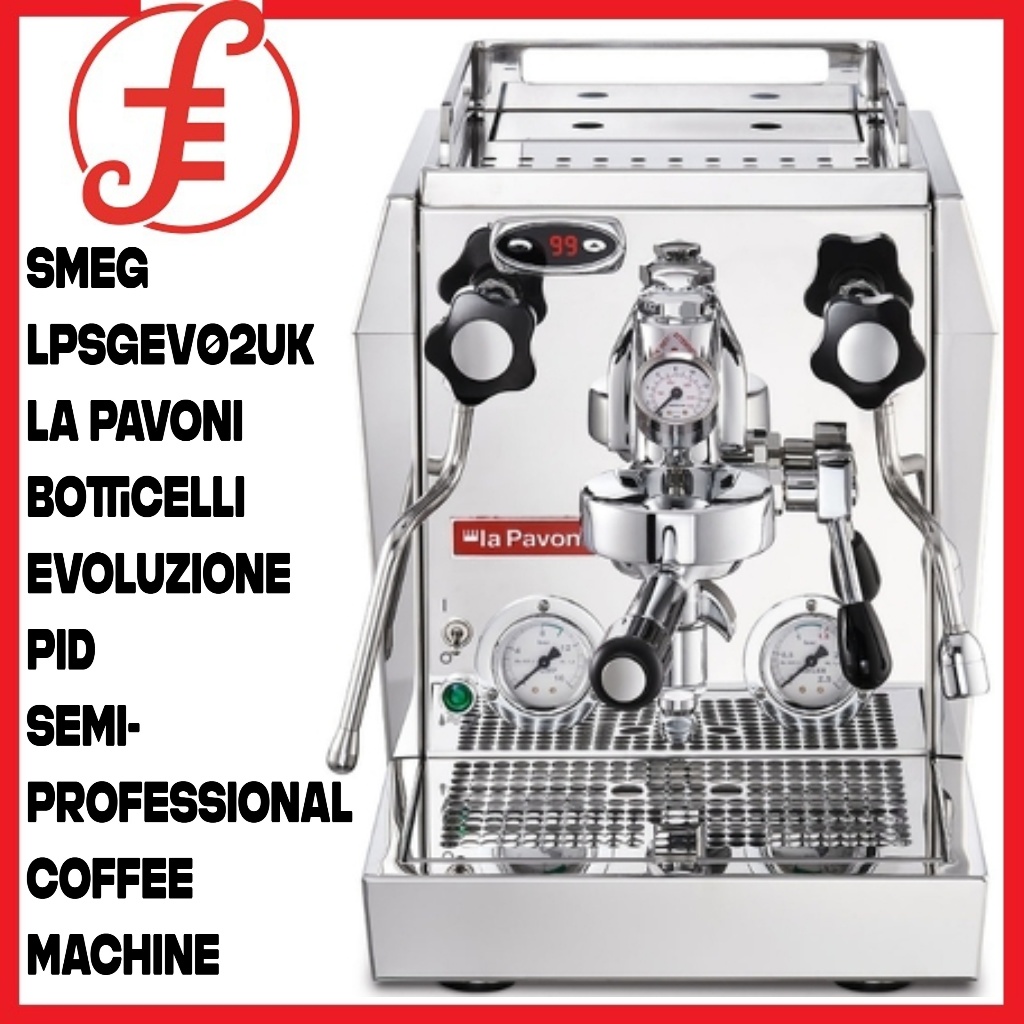 SMEG LPSGEV02UK La Pavoni Botticelli Evoluzione PID Semi-professional ...