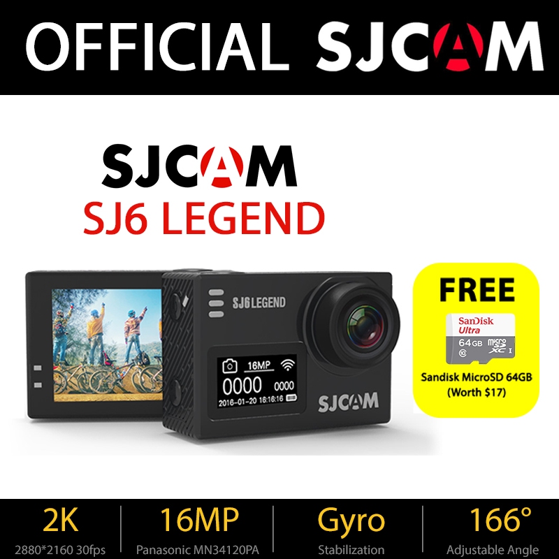 SJCAM SJ6 Legend action camera | Shopee Singapore
