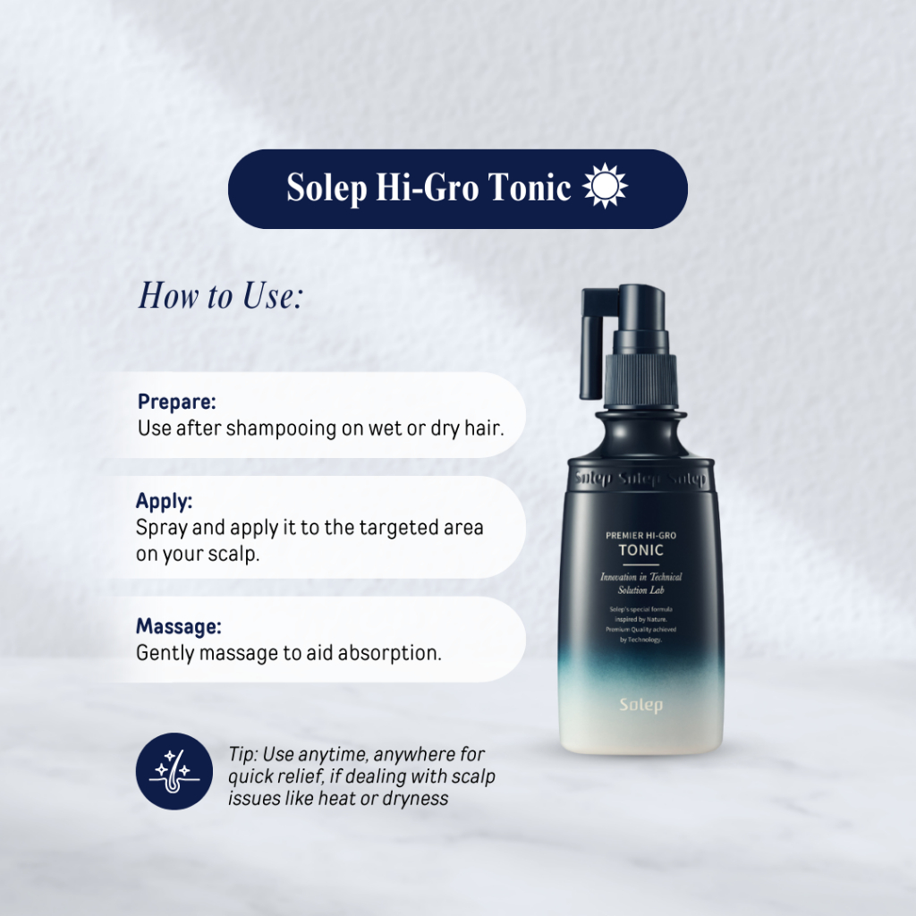 [Solep] Premier Hi-Gro Tonic 100ml - Scalp Care, Anti Hair-Loss ...