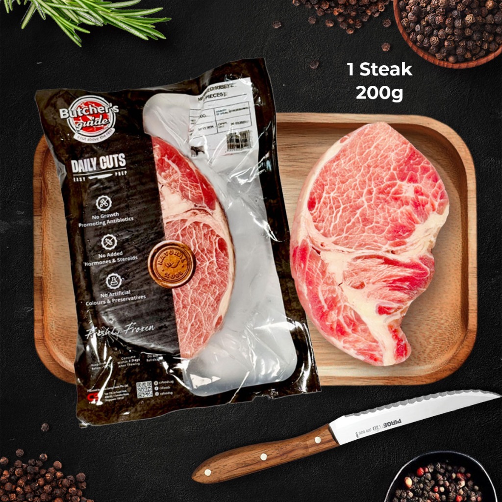 Umami Beef Marbled Beef Ribeye Steak 200g | Shopee Singapore