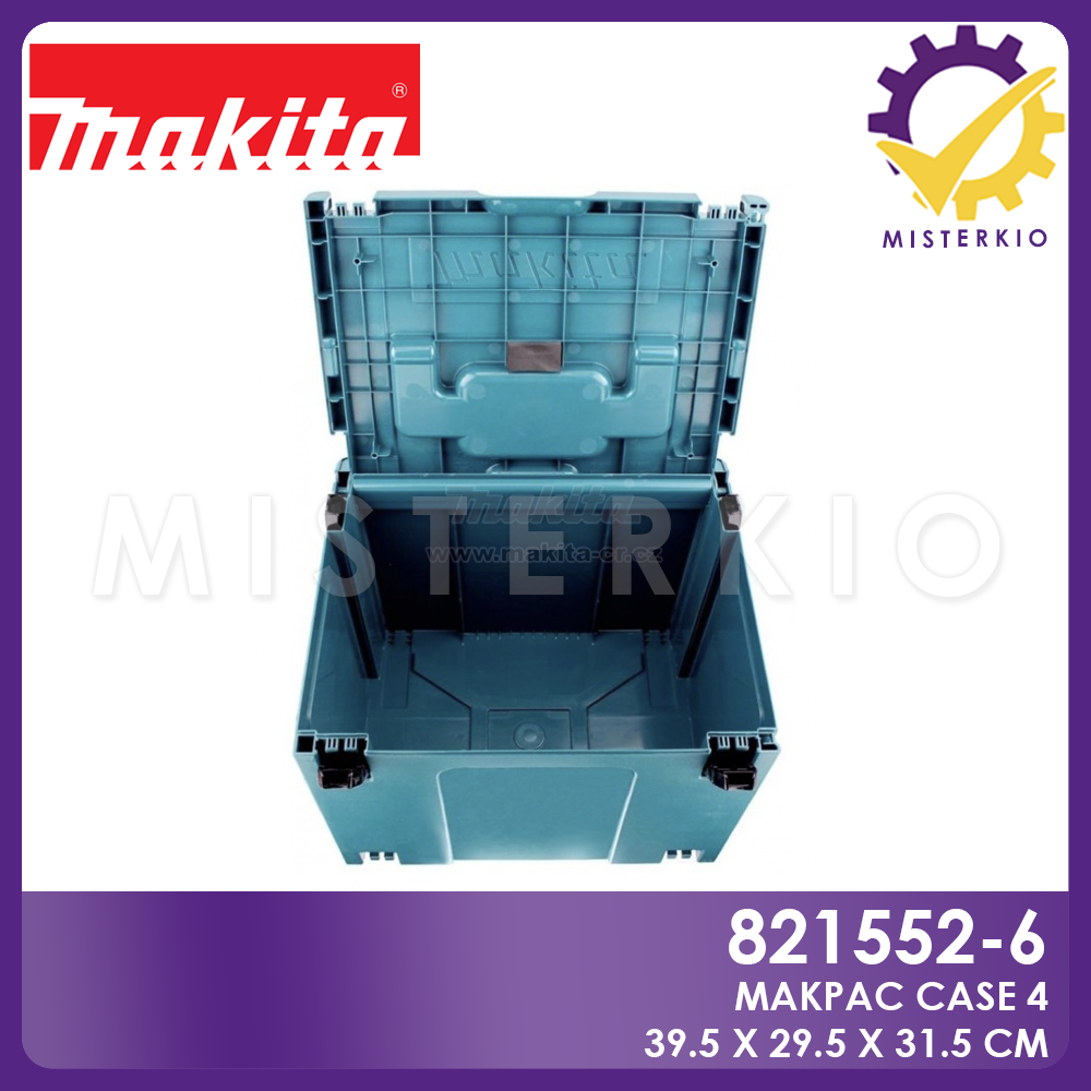 Makita 821552-6 Interlocking Case, Large, Makpac Connector Case 4, Tool Storage, Toolbox ...