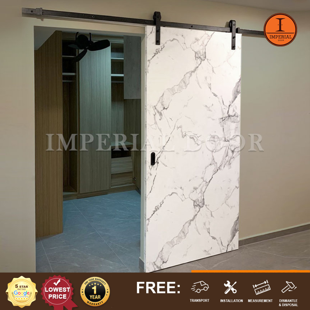 Sliding Barn Door Sliding Door With Pelmet With Hanging Track For ...