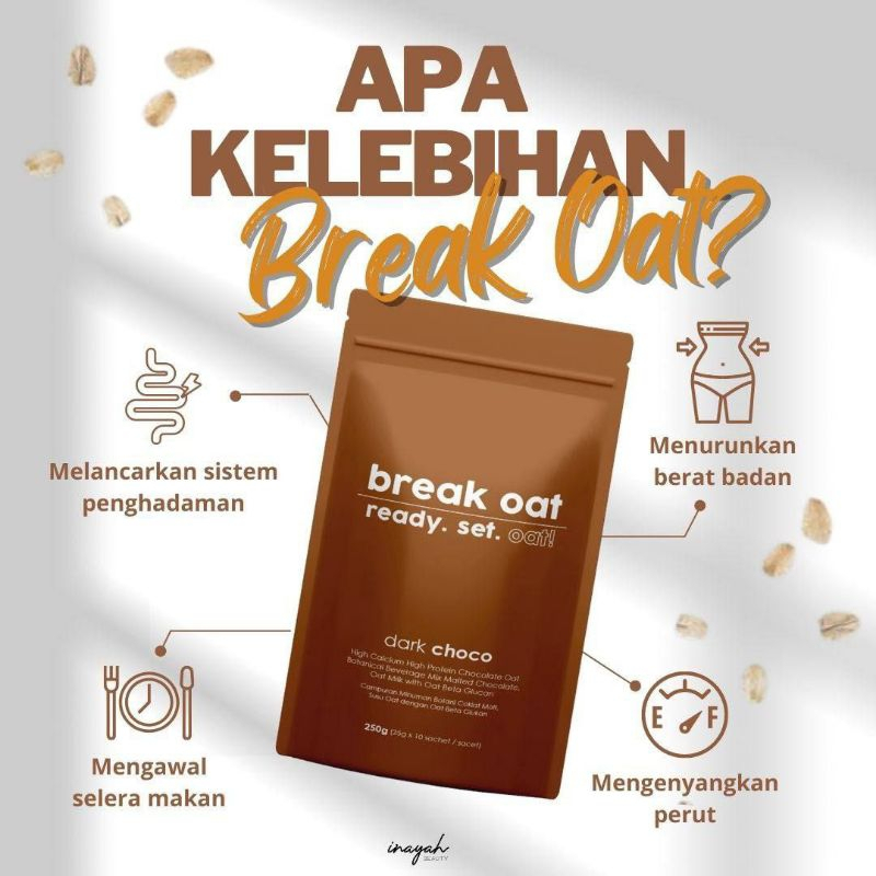 SG SELLER ️Inayah Beauty Berryfull Detox Break Oat Beunita Snowty Meal ...