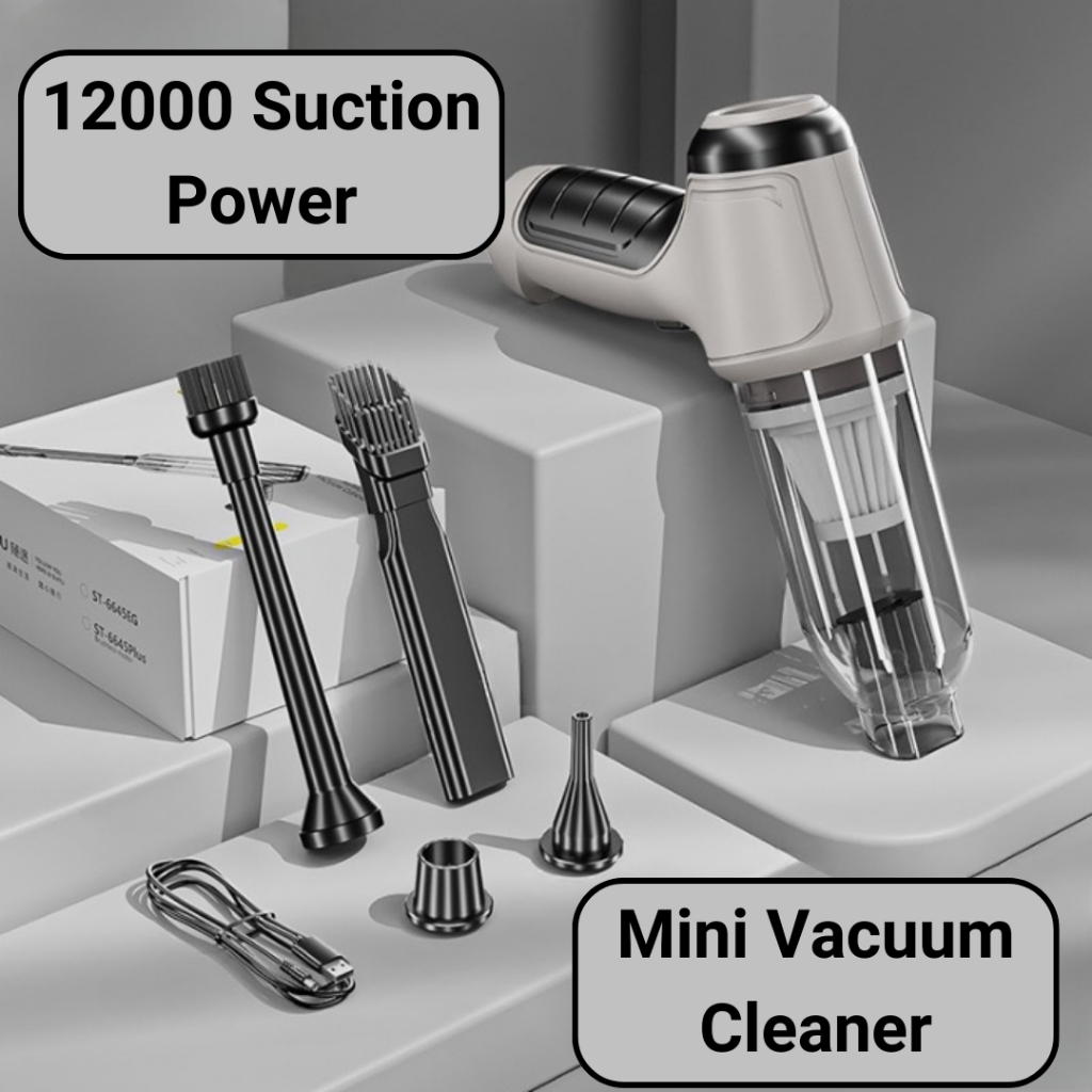 [SG LOCAL] Portable Mini Handheld Vacuum Cleaner Type-C | Shopee Singapore