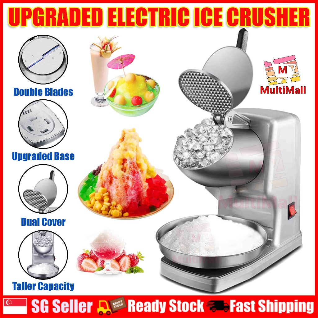 New Upgraded Version Electric Ice Crusher Shaver | Ice Dessert | Ice ...