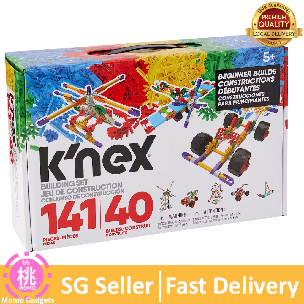 K'nex Knex Beginner 40 Model Building Set - 141 Parts - Ages 5 & Up - Creative Building Toy ...