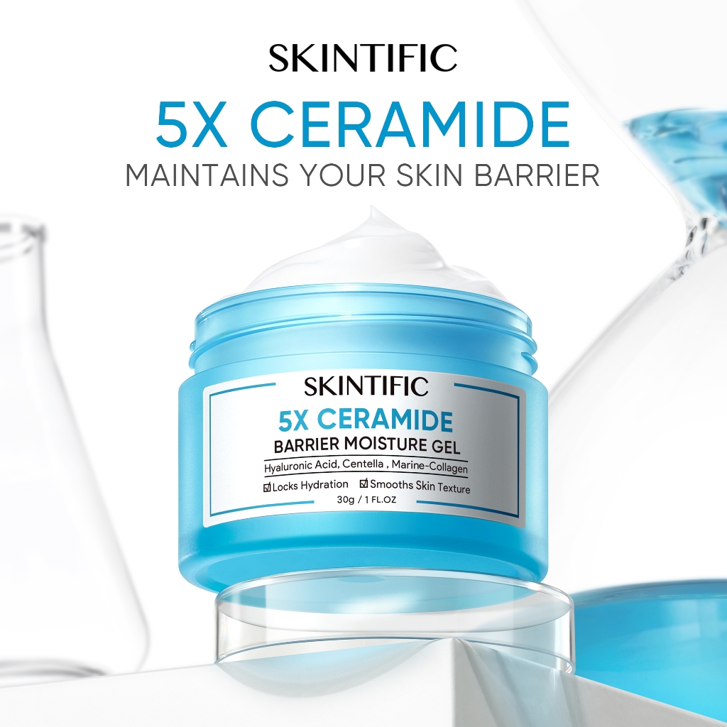 [SKINTIFIC OFFICIAL]5X Ceramide moisturiser Skin Barrier Repair ...