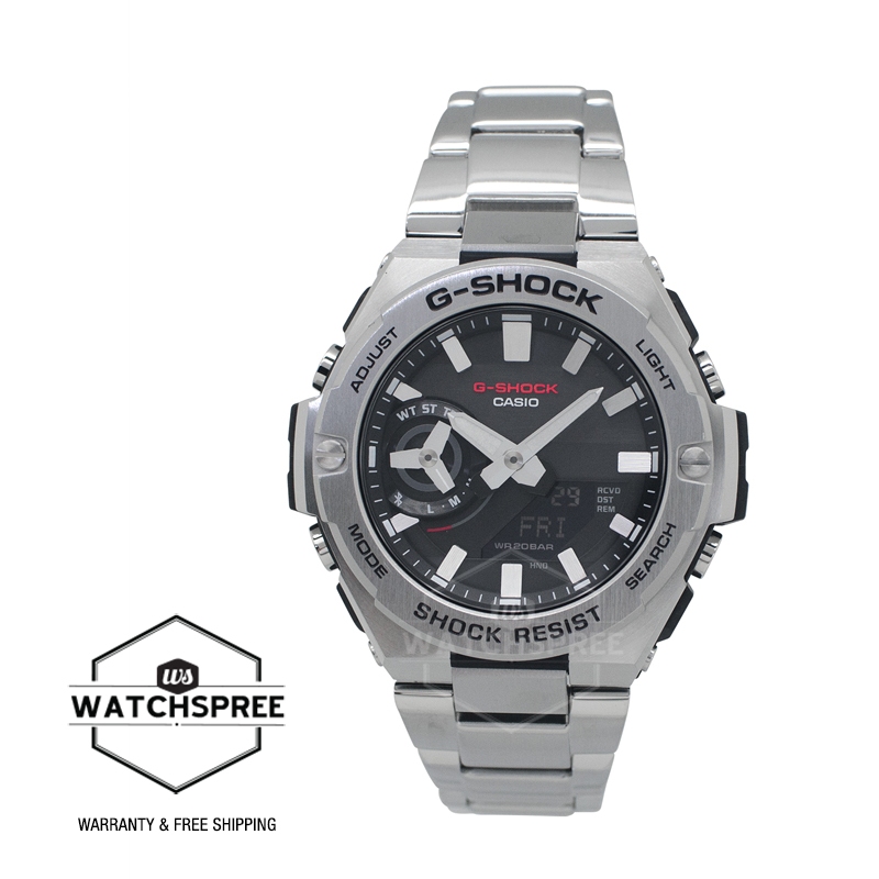 [Watchspree] Casio G-Shock G-Steel GST-B500 Lineup Carbon Core Guard Structure Watch GSTB500D-1A ...