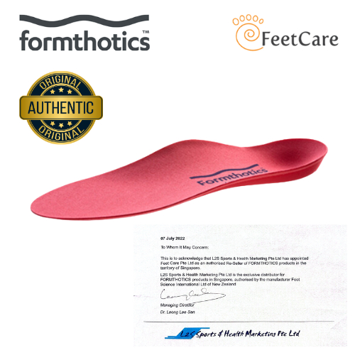 Formthotics Dual Red Density Custom Medical Orthotics Insole | Shoes ...