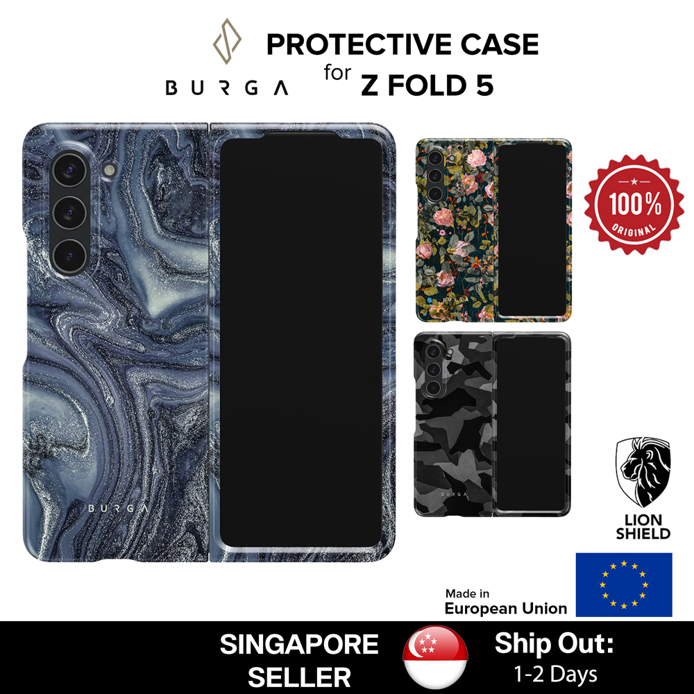 (SG) BURGA Case Phone Casing Cover, Compatible with Samsung Z Fold 5 ...