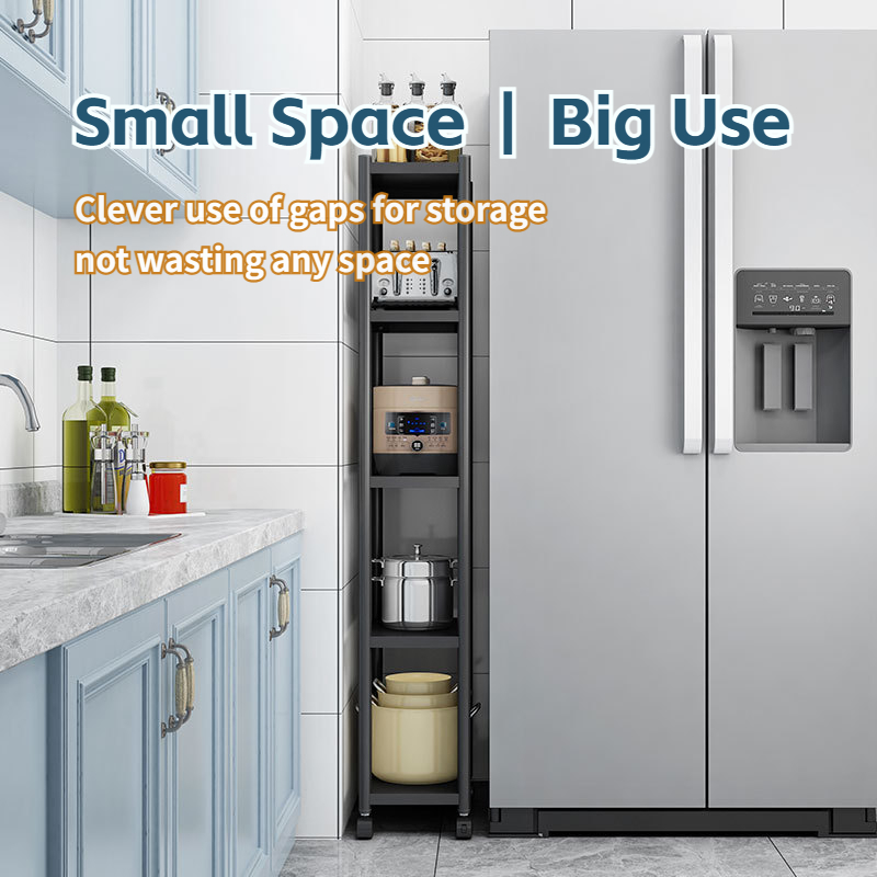 Kitchen Rack Gap Storage Rack Mini Shelf Removable Multi-layer Kitchen ...