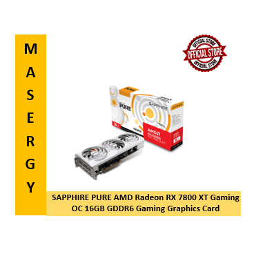 SAPPHIRE PURE AMD Radeon RX 7800 XT Gaming OC 16GB GDDR6 Gaming ...