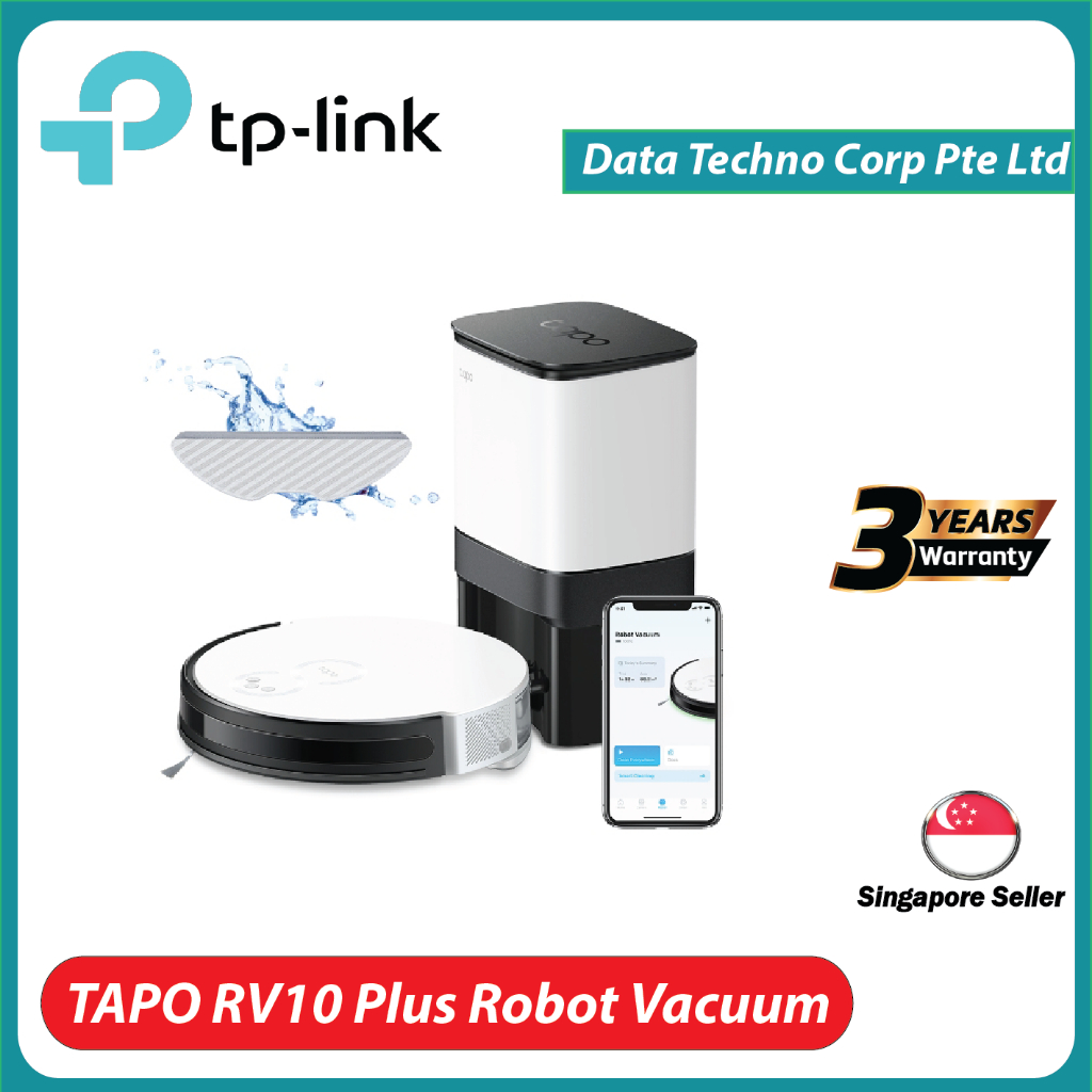 TP-Link Tapo RV10 Plus Robot Vacuum & Mop + Smart Auto-Empty Dock / 1Yr Warranty | Shopee Singapore